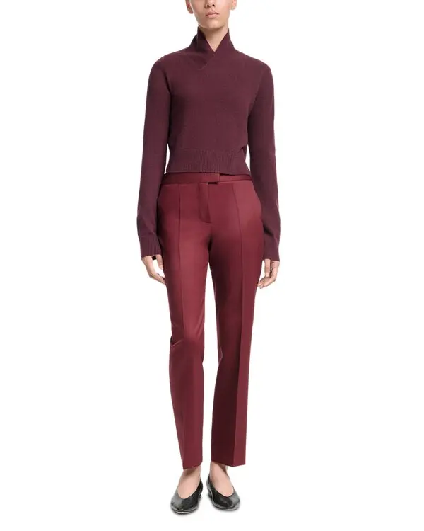 Altuzarra Todd Wool Blend Pants - Maroon