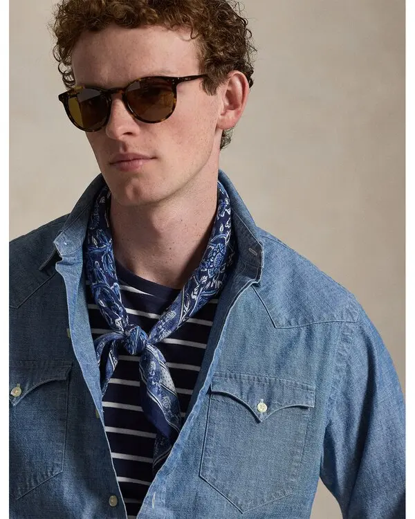 Polo Ralph Lauren Classic Fit Chambray Western Shirt