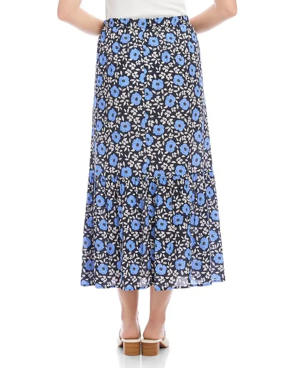 Karen Kane Front Slit Midi Skirt