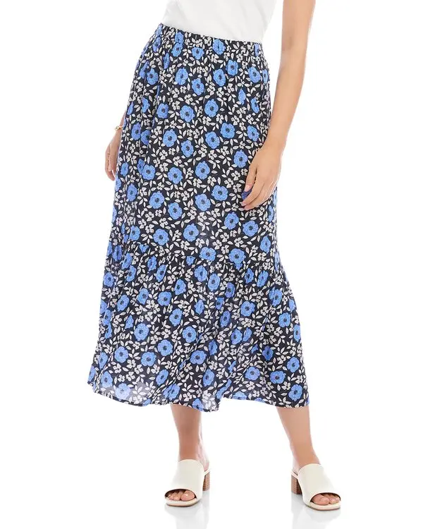 Karen Kane Front Slit Midi Skirt