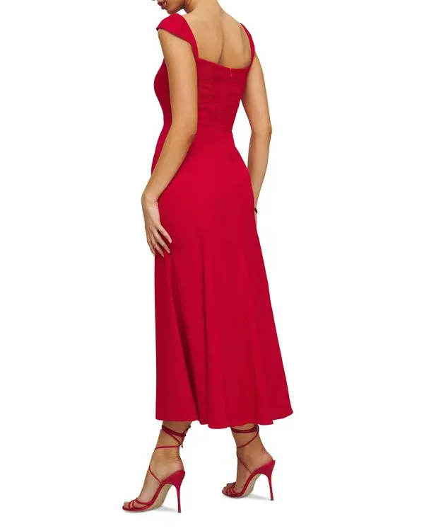 REFORMATION Bryson Dress - Cherry