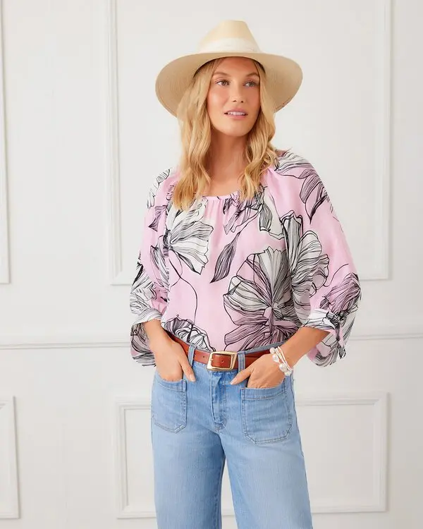Karen Kane Blouson Sleeve Top