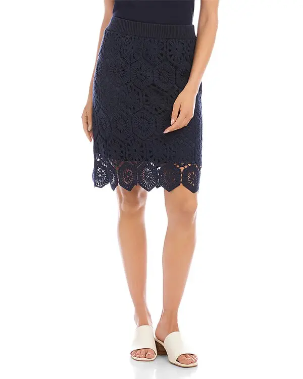 Karen Kane Crochet Skirt