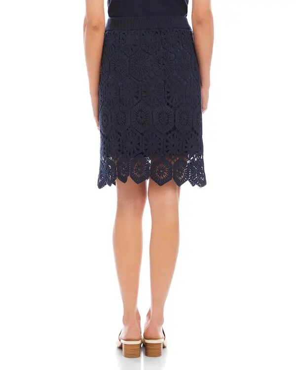 Karen Kane Crochet Skirt