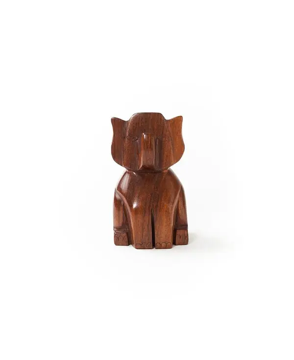 MATR BOOMIE Trunk Up Elephant Eyeglass Holder Stand - Brown