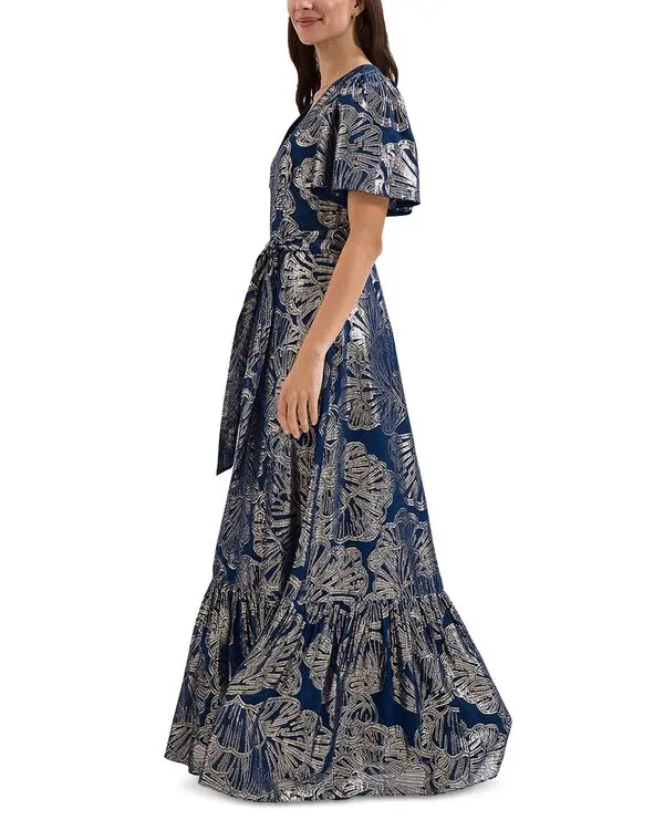 PHASE EIGHT Azale Fil Coupe Maxi Dress