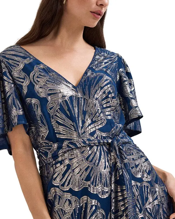 PHASE EIGHT Azale Fil Coupe Maxi Dress