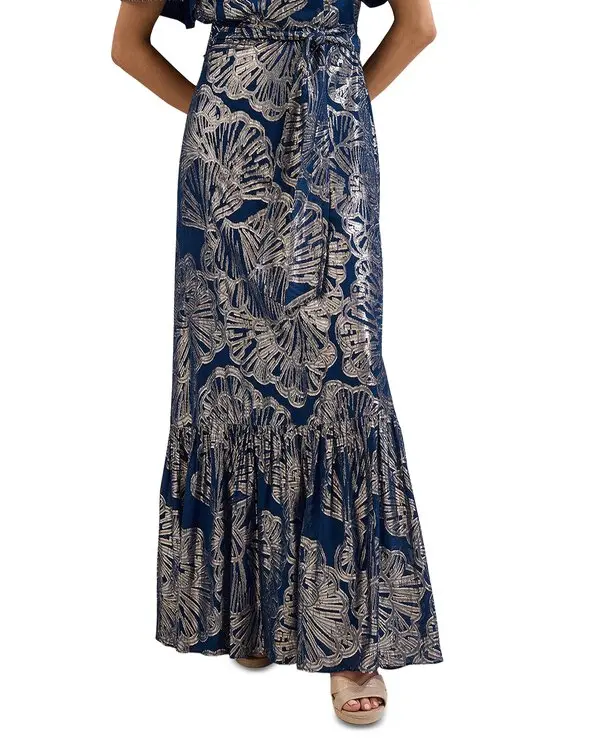 PHASE EIGHT Azale Fil Coupe Maxi Dress