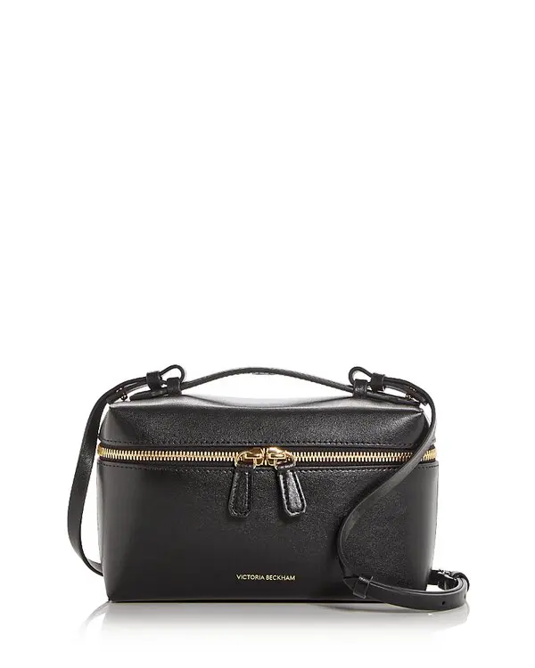 Victoria Beckham Vanity Leather Crossbody Bag - Black