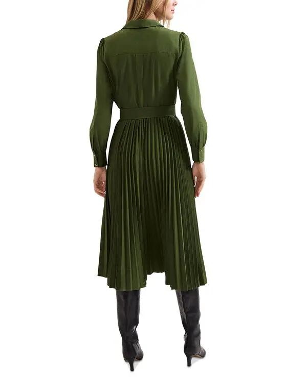 PHASE EIGHT Kelsie Pleated Shirt Dress