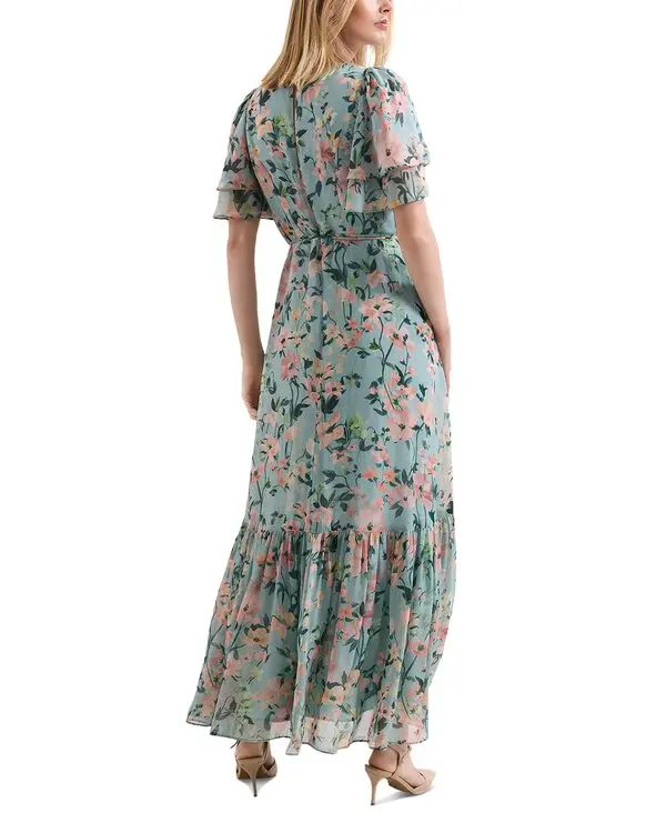 PHASE EIGHT Petites Violet Floral Maxi Dress