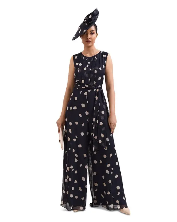 PHASE EIGHT Petites Maxine Spot Jumpsuit
