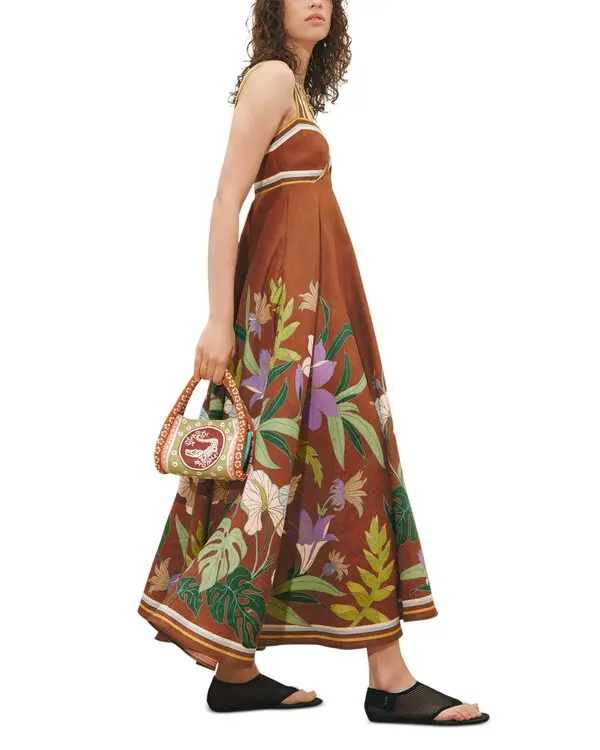 ALEMAIS Alfie Twist Sundress - Chocolate