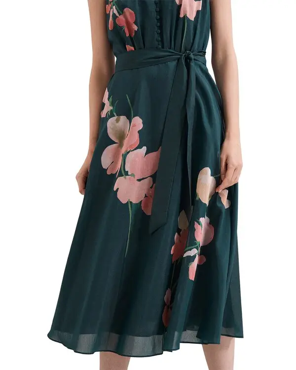 PHASE EIGHT Lucinda Button Floral Dress