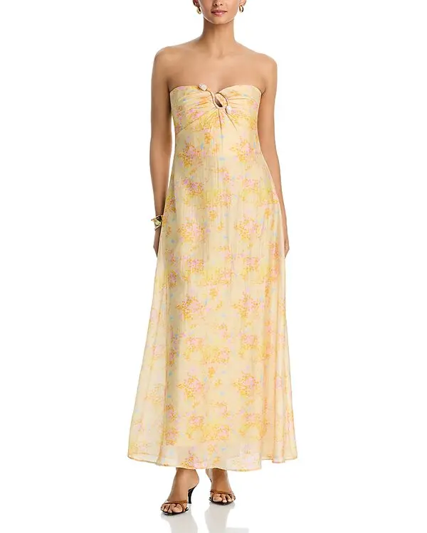 Bardot Amina Strapless Maxi Dress