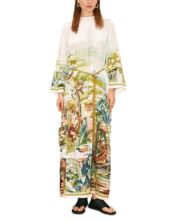 ALEMAIS Jungle Midi Dress