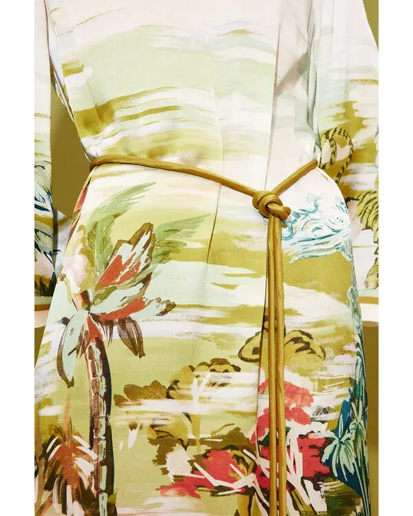ALEMAIS Jungle Midi Dress