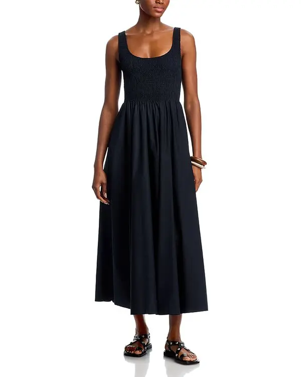 Xirena Florence Smocked Dress - Black