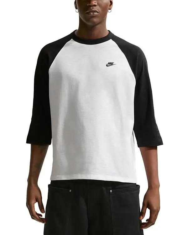 Nike Sportswear Club Raglan Shirt - Black/black