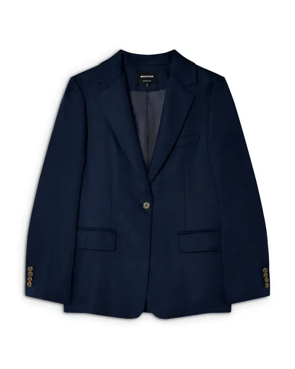 Whistles Relaxed Hopsack Blazer