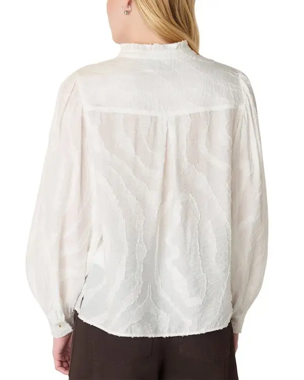 Whistles Animal Textured Shirt