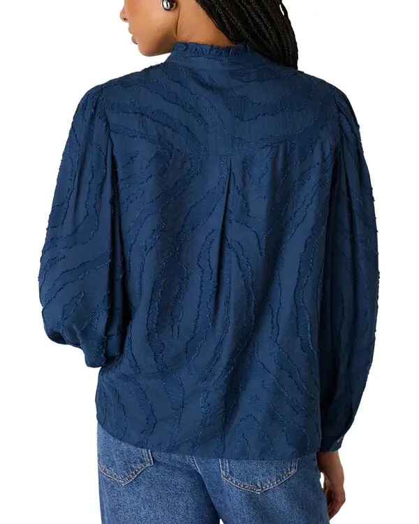 Whistles Animal Textured Shirt