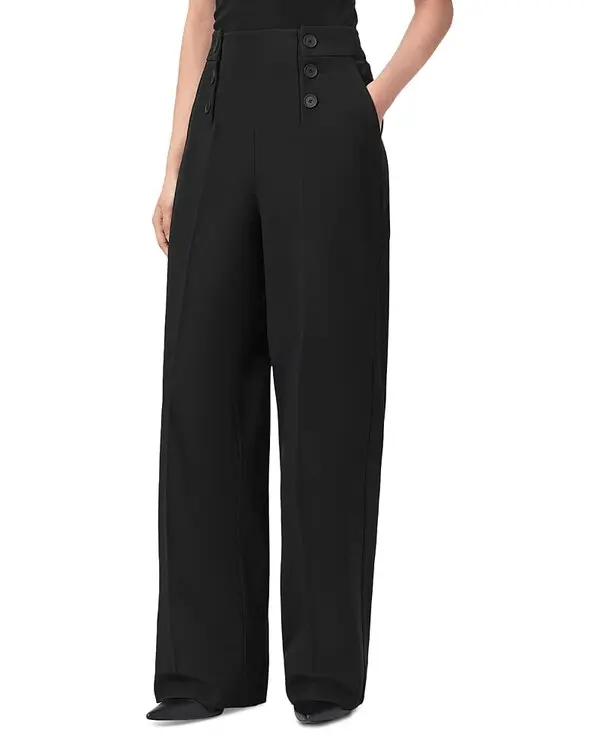 ALLSAINTS Raina Wide Leg Pants - Black
