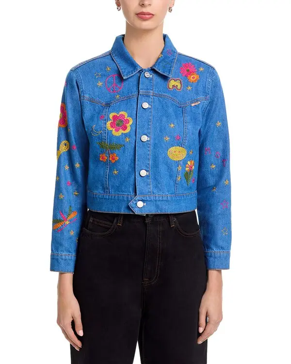 MOTHER The Heyday Cropped Denim Jacket