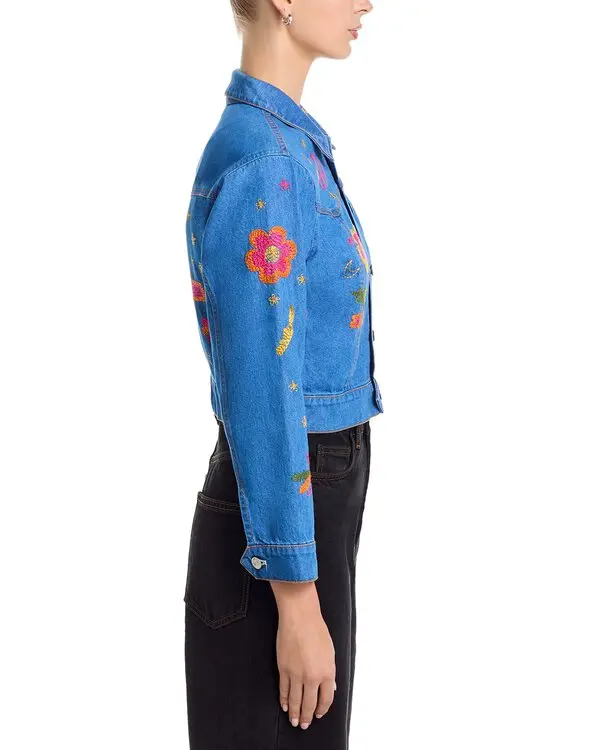 MOTHER The Heyday Cropped Denim Jacket