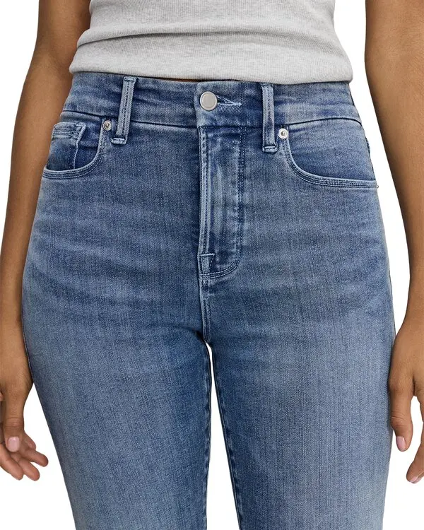 Good American Good Legs Flare Jeans - Indigo