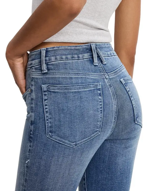 Good American Good Legs Flare Jeans - Indigo