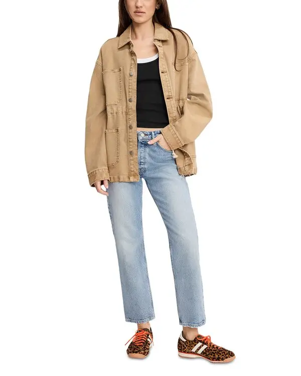 Good American Vintage Straight Ankle Jeans - Indigo