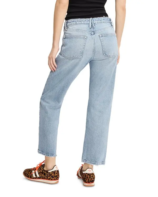 Good American Vintage Straight Ankle Jeans - Indigo