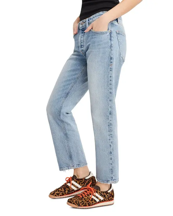 Good American Vintage Straight Ankle Jeans - Indigo