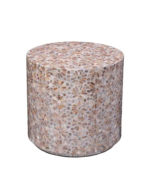 JAMIE YOUNG CO. Marigold Mother Of Pearl Side Table - Pink