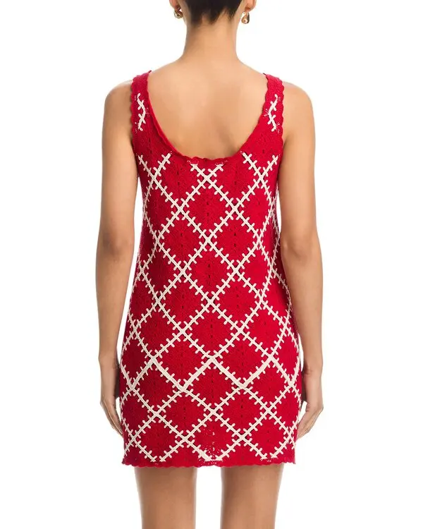 FRAME The Crochet Diamond Dress