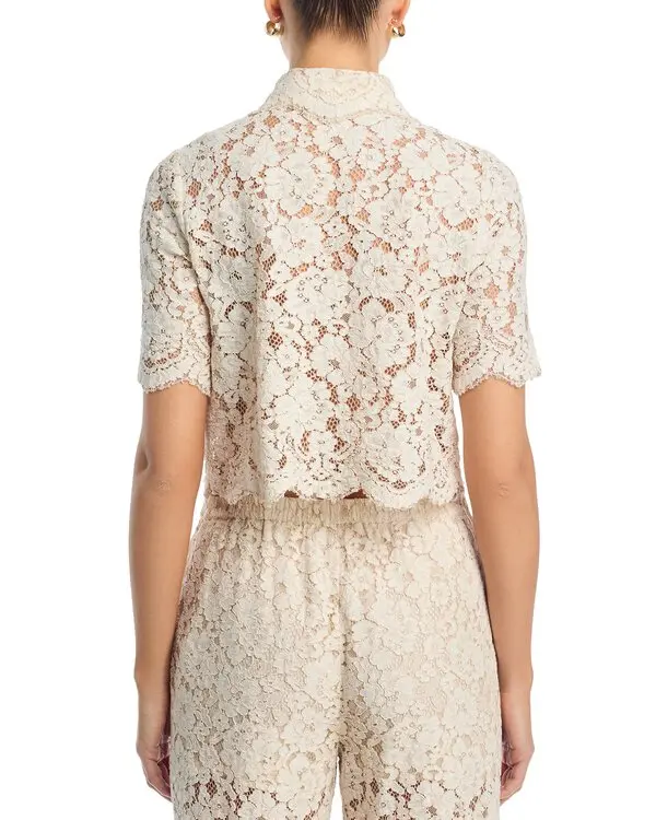 FRAME The Bloom Lace Shirt