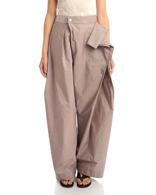 Issey Miyake Pleats Please Akimbo Asymmetrical Pants