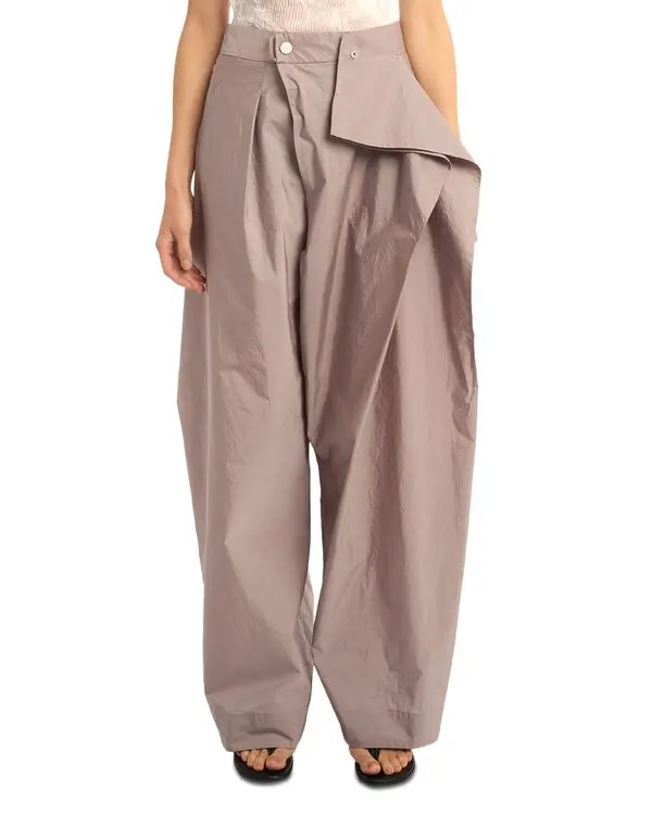 Issey Miyake Pleats Please Akimbo Asymmetrical Pants