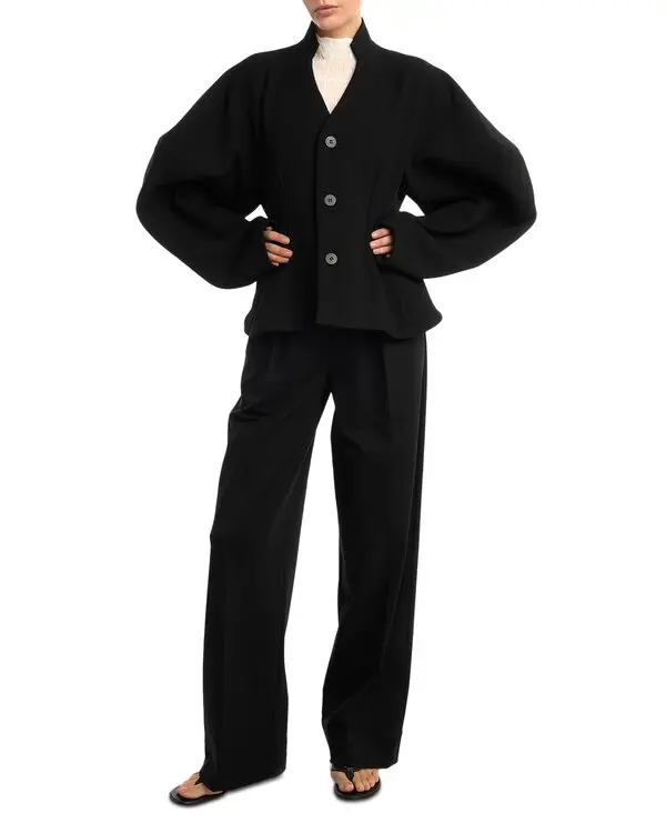 Issey Miyake Pleats Please Arms Puffed Sleeve Jacket