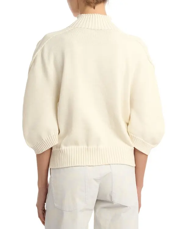 Issey Miyake Mock Neck Sweater