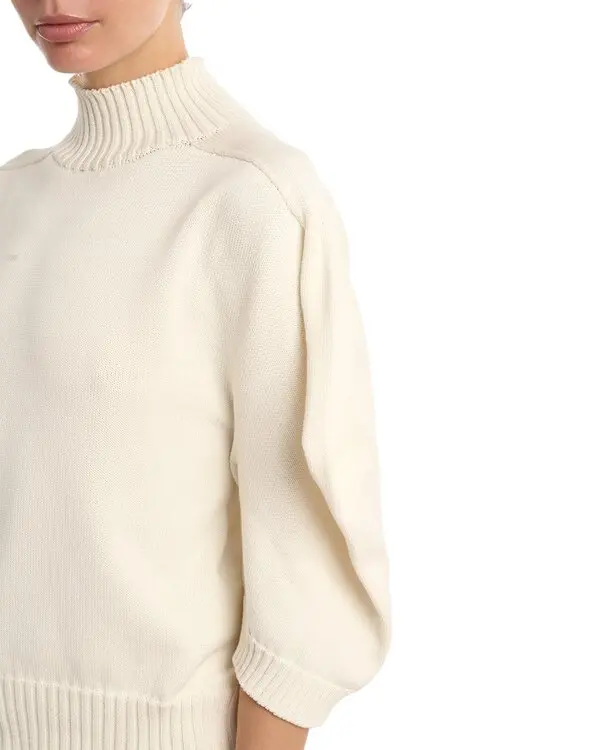 Issey Miyake Mock Neck Sweater