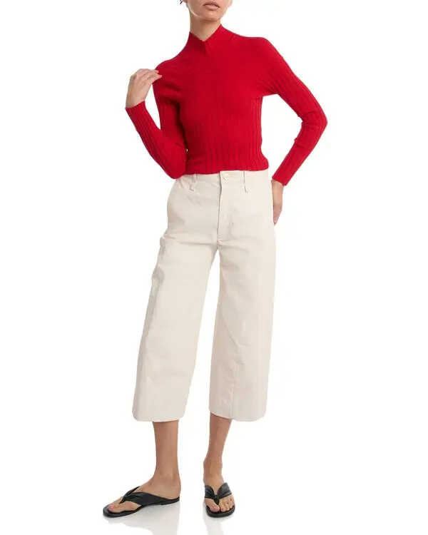 Issey Miyake Elephant Knit Ribbed Sweater