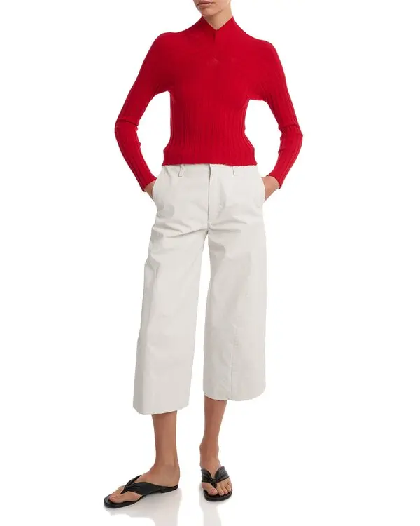 Issey Miyake Elephant Knit Ribbed Sweater