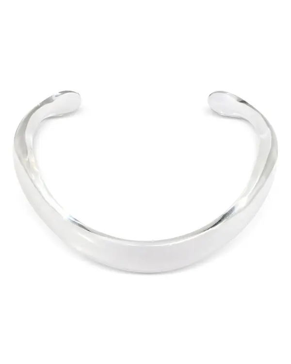 Alexis Bittar Liquid Lucite Collar - Transparent