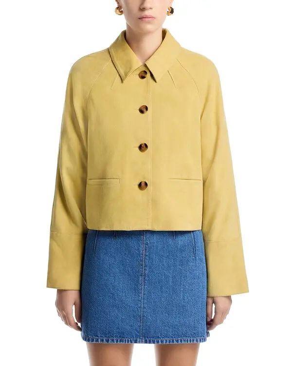 Tanya Taylor Gidget Suede Jacket