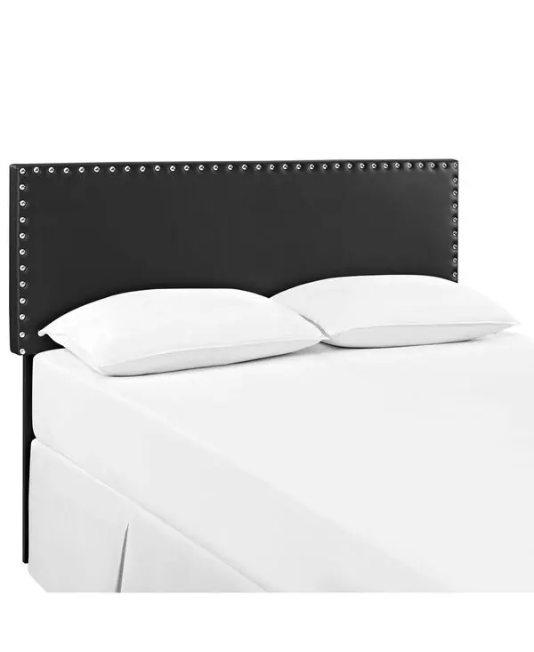 MODWAY Phoebe Upholstered Vinyl Headboard - Black