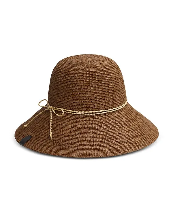 Rag & Bone Crochet Bucket Hat - Brown