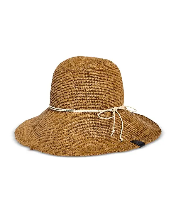 Rag & Bone Crochet Bucket Hat - Brown