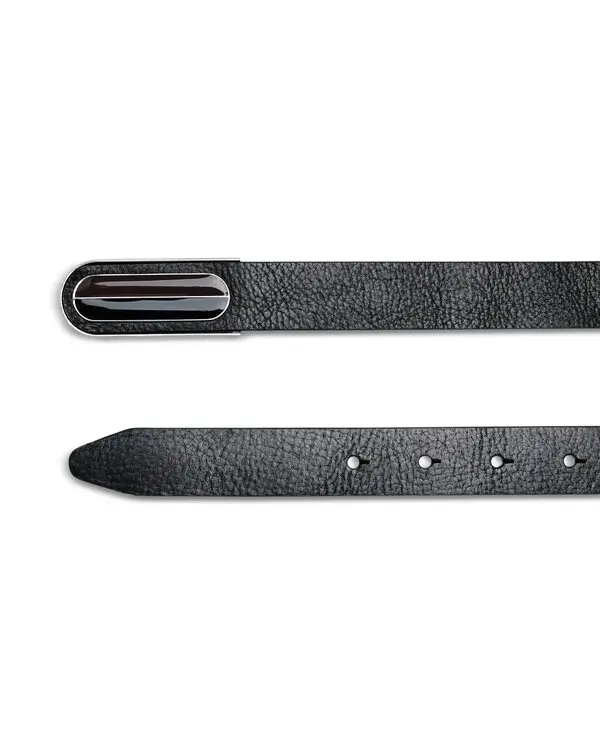 Rag & Bone Lenox Leather Belt - Black